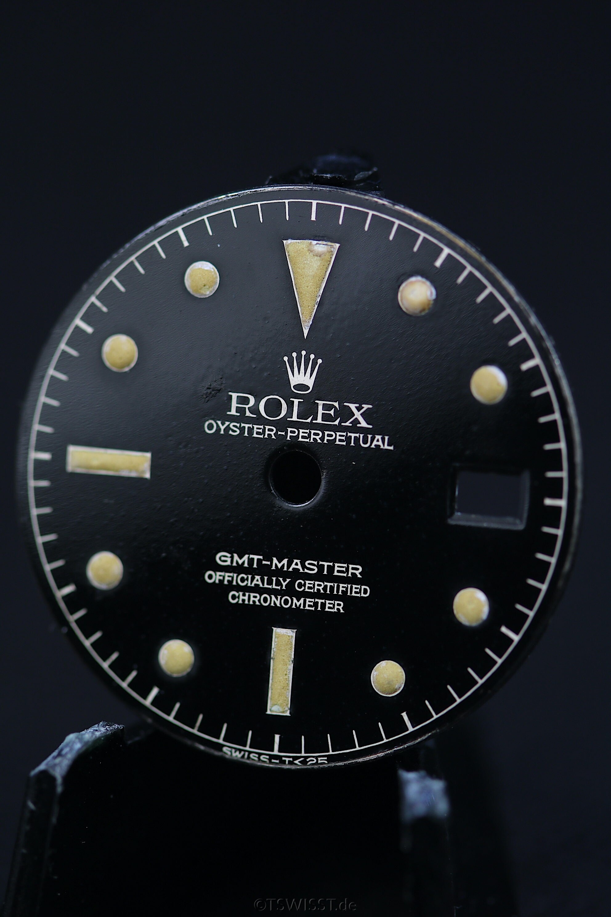 Rolex Zifferblatt erstes Gilt Service Blatt für GMT-Master 6542 – T ...
