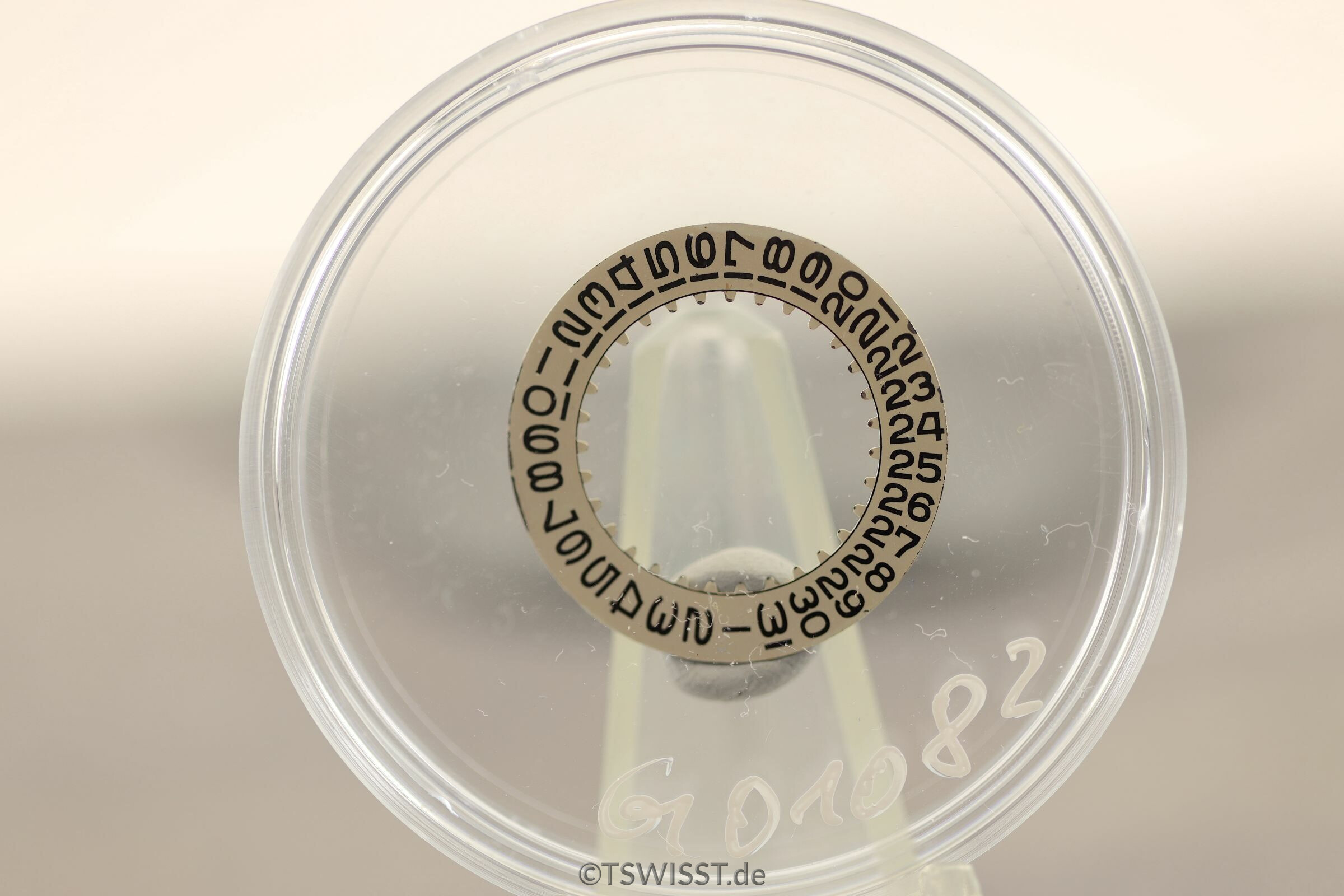 Rolex Datumscheibe „Hook 7“ für frühe GMT 1675 und sehr frühe ...